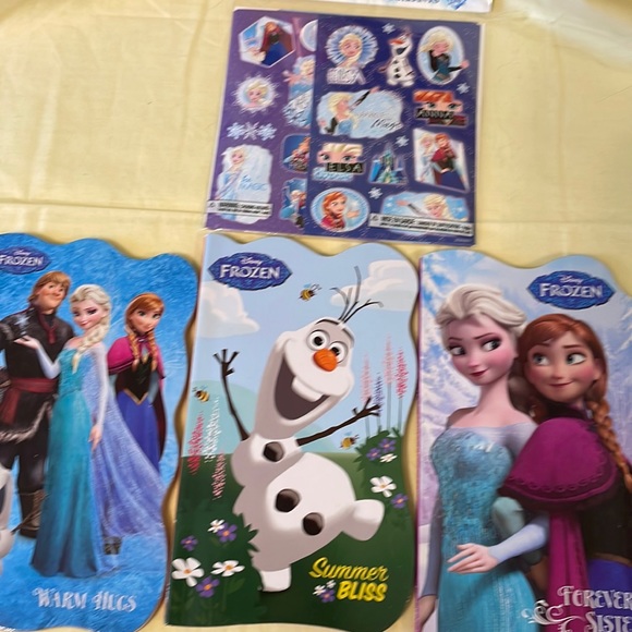 Disney | Other | Frozen Board Books And Stickers | Poshmark